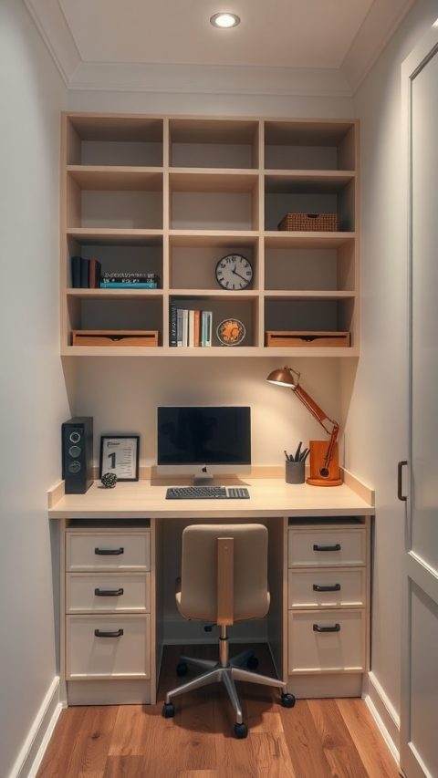 27 Stylish Built-In Office Desk Ideas for Your Home - Office Inspire