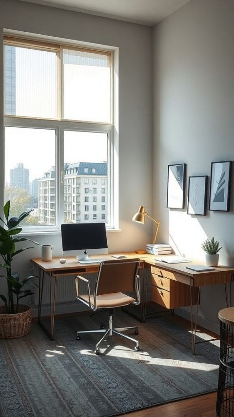 49 Stylish Neutral Home Office Ideas for a Calm and Productive Space ...