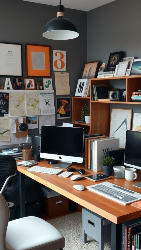 35 Inspiring Home Office Desk Decor Ideas to Boost Your Productivity ...