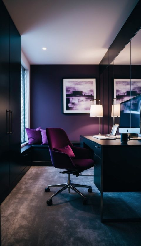 23 Dramatic Dark Home Office Designs You’ll Love - Office Inspire